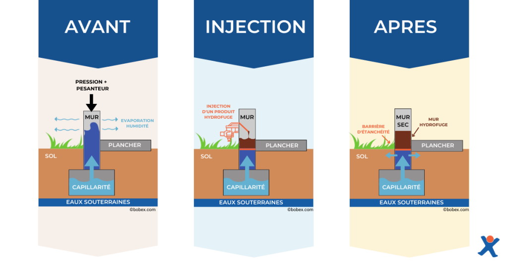 Humidité ascensionnelle : comment la traiter et à quel prix